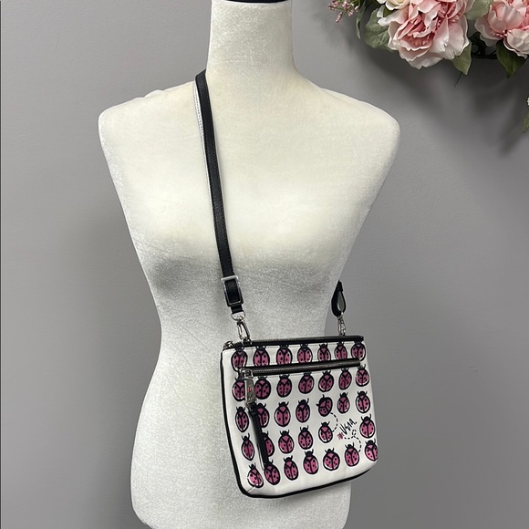 Brighton & Vera Bradley Colab. | Bags | Brighton Vera Leather Ladybug ...
